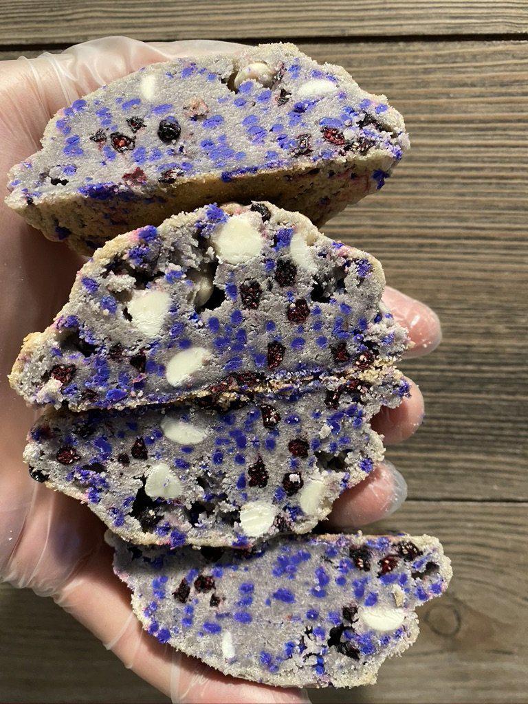 Huckleberry & Cream (12 Half Pack) – Halfsies Cookie Company LLC