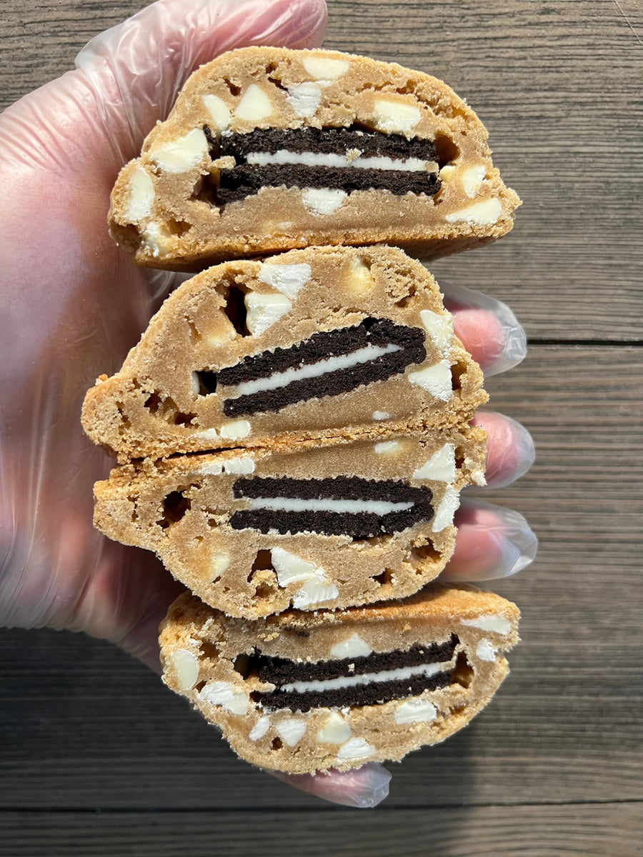 Oreo Stuffed Cookie Butter Bangers (12 Half Pack) – Halfsies Cookie ...