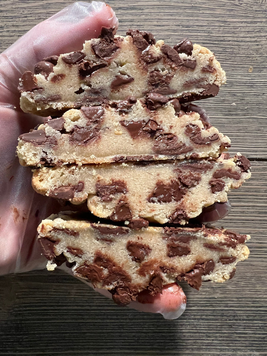 Semi-Sweet Chip-Faced (12 Half Pack) – Halfsies Cookie Company LLC